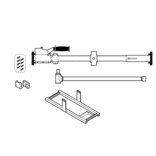 Sensor Mount Jack Bar for Temporary Hach FLO-DAR Installation, 38-54 ...