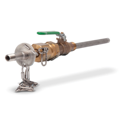 SAF-T-FLO™ 1/2"NPT(M) Retractable Ball-Valve Style Injection Quill, 1/4 ...