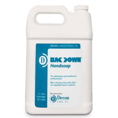Decon Labs Bacdown Hand Soap, 5-L Bottle, 7005 | USABlueBook.com