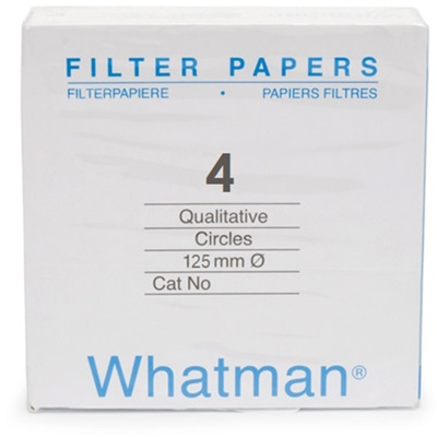 Whatman Grade 4 Filter Paper 125 mm, 100/pk | USABlueBook.com