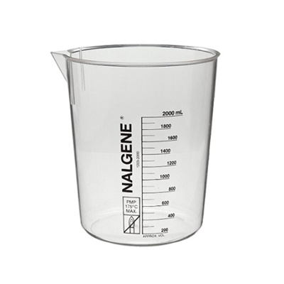 Griffin Low-Form Beaker, PMP, 400 mL, Nalgene, 6/pk, 1203-0400 | USABlueBook.com