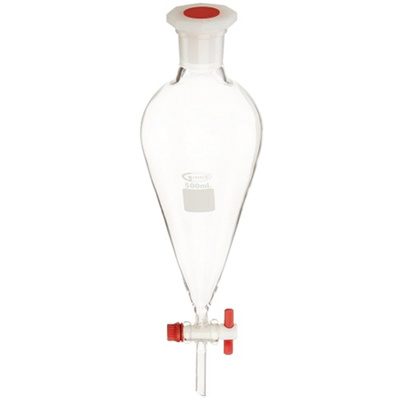 Separatory Funnel, 500 mL, 2/pk, SF149-500 | USABlueBook.com