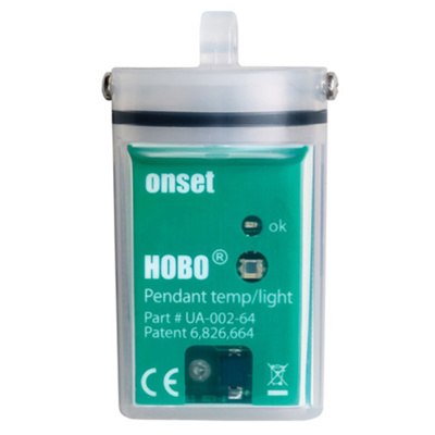 HOBO Pendant Temperature/Light Data Logger, 64K Memory, UA-002-64 ...