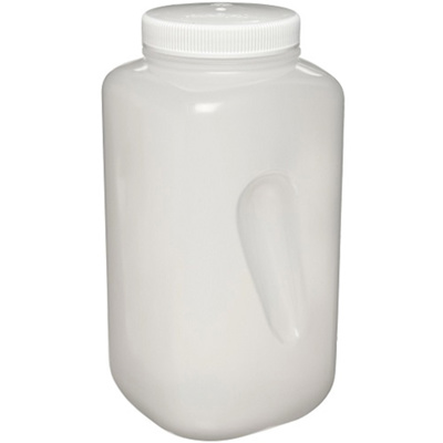 Nalgene Square Wide-Mouth Bottle, 4L, 2122-0010 | USABlueBook.com