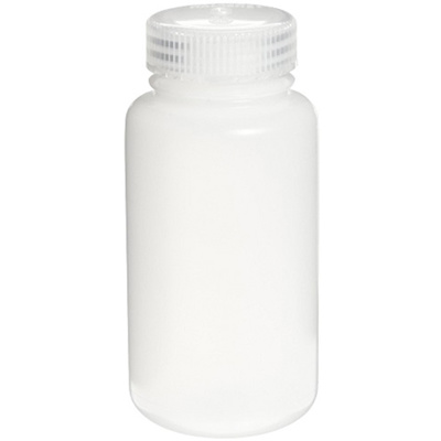 Wide-Mouth Bottles, HDPE, 250 mL, 6 Pack, 3121-0250 | USABlueBook.com