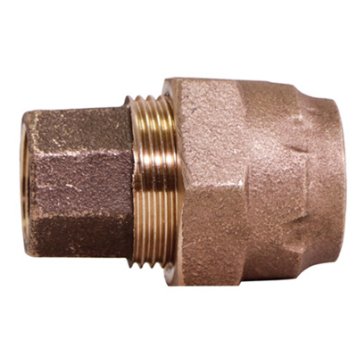 A.Y. McDonald Compression Adapter Coupling, 3/4" Ranger x 1" NPT(M ...