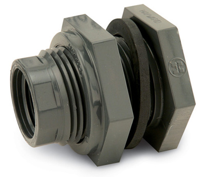 Bulkhead-Screw On Tank Fitting 1" Factory Installed | USABlueBook.com