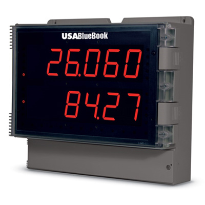 USABlueBook® Large-Display Process Meter w/ Decimal Readout, Dual Input ...