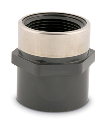 SS-Reinforced Adapter, Schedule 80 PVC, 2" Socket x NPT(F ...