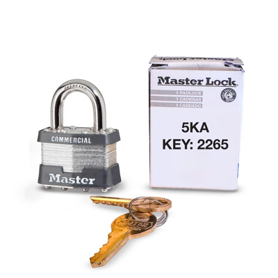 OPEN BOX ITEM: Master Lock® 5KA High-Security Padlock, Keyed Alike to ...