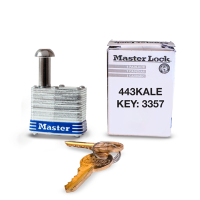 OPEN BOX ITEM: Master Lock® 443KALE Utility Lock, 7/8" Shackle, Keyed ...
