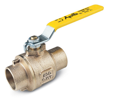 Apollo 77C Series Ball Valve 1-1/2" full port, solder ends ...