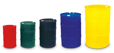Open-Top Polyethylene Drum, White, 55 Gallon | USABlueBook.com