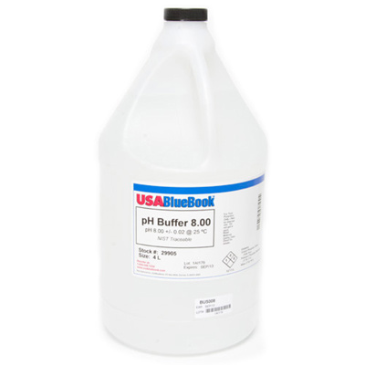 RICCA pH Buffer 8.00 Reference Standard, 4L , 1580-1 | USABlueBook.com