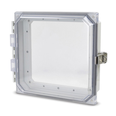 HMI Cover w/ Clear Door, Hinge and Snap Latch, 10" x 8", AMHMI108CCL ...