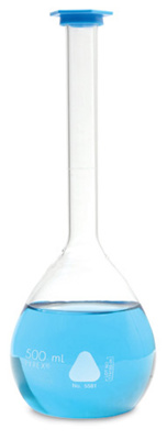 Corning Pyrex Economy Volumetric Flask, 50 mL, 70581-50 | USABlueBook.com