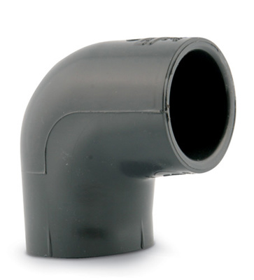 Schedule 80 PVC 90 Degree Elbow, 3/8" Threaded (Pack of 4 ...