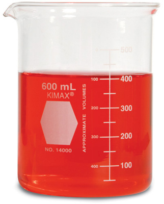 Kimble Graduated Griffin Beaker, 400 mL, 14000-400 | USABlueBook.com