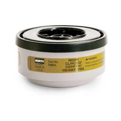 North Organic Vapor & Acid Gas Cartridge with P100 Filter, 2/PK ...