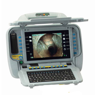 Pearpoint P542 Series flexiprobe™ Inspection Camera System, 400-ft Push Rod, 2" Camera ...