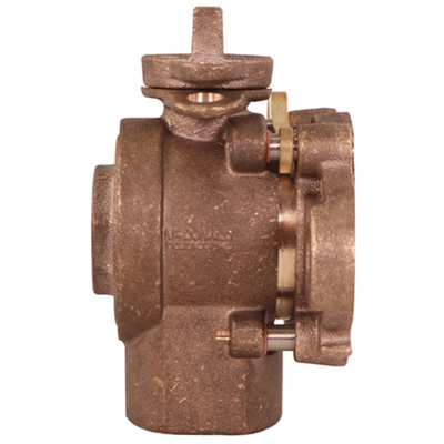 A.Y. McDonald Angle Meter Valve with Telescoping 1-1/2" Oval Flange ...