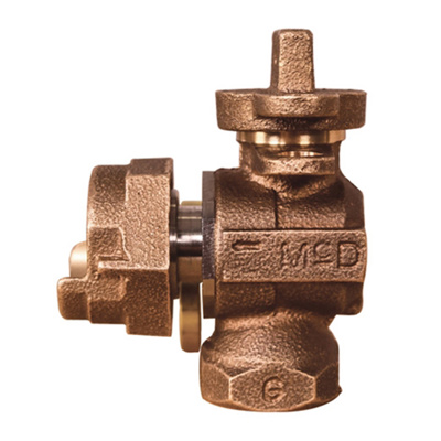 A.Y. MCDONALD Angle Meter Valve with Telescoping 3/4" Meter Swivel ...
