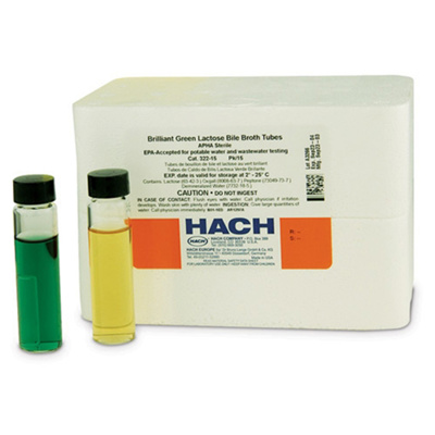 Hach Lauryl Tryptose Broth, 10 mL Tubes, Single Strength, Pack of 15 ...