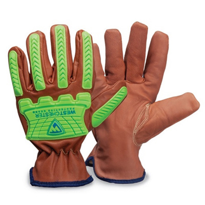 Oil Armor™ Leather Gloves, with TPR, 3X-Large | USABlueBook.com
