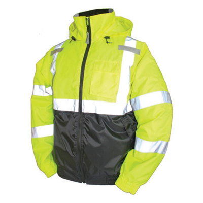 Tingley Bomber II Jacket, ANSI Type R Class 3, Yellow, Large Tall ...