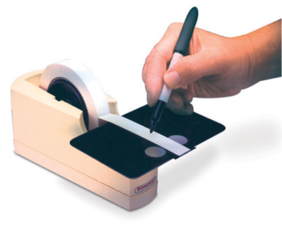 Write-On Label Tape Dispenser | USABlueBook.com