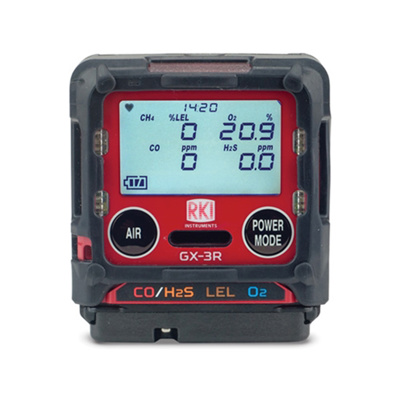 RKI GX-3R 4-Gas Detector with Lithium-Ion Battery & Charger ...