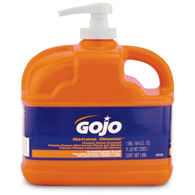 GOJO® Natural Orange Lotion Hand Cleaner with Pumice, 1 Gallon with ...