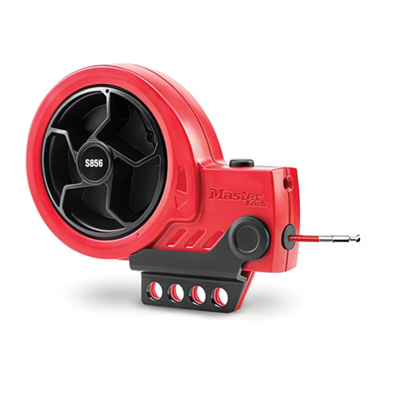 Retractable Cable Lockout Device with 9-ft Steel Core Cable, S856 ...