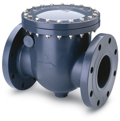 Asahi America PVC Industrial Swing Check Valve EPDM 4" | USABlueBook.com
