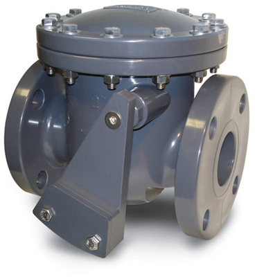 Asahi/America PVC Industrial Swing Check Valve with Counter Balance ...