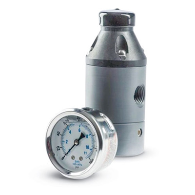 Griffco Back Pressure Valve with Integrated Pressure Gauge, 10-150 psi ...