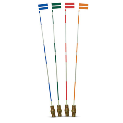 Flow Capacity Hydrant Flags, 2-1/2" Ring with Spring (Orange ...