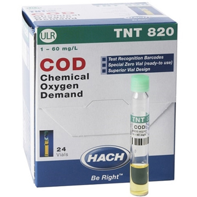 Hach TNTplus® COD Vial Test, Ultra-Low Range, 1 to 60 mg/L, 150 Tests ...