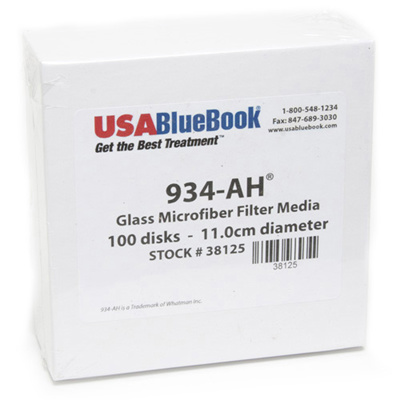 Whatman 934-AH Glass Fiber Filter, 110 mm, pk/100 | USABlueBook.com
