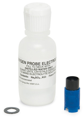 YSI 5909 Cap Membrane Kit, 6 Caps & KCl (Blue) | USABlueBook.com