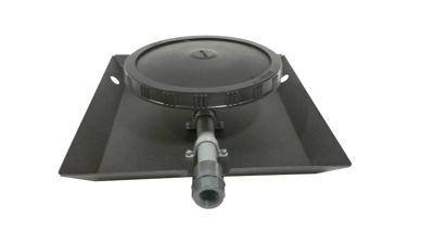 Single 9″ Rubber Membrane Diffuser with Self-Sinking Base | USABlueBook.com