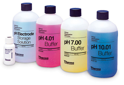 Thermo Scientific Orion pH 10.01 Buffer, Blue, 475 mL, 910110 | USABlueBook.com