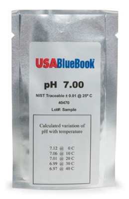 Hach Singlet™ Single-Use pH 7.00 Buffer Pouches, 20 Pack, 2770120 ...