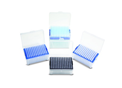 Universal Pipet Tips with Filter, 300 uL, Natural, Sterile, Pack of 960 ...