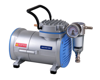 Rocker 300 Vacuum Pump, 5/16" Hose Barb, 110 VAC, 60 Hz | USABlueBook.com