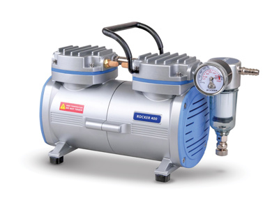Rocker 400 Vacuum Pump, 5/16" Hose Barb, 110 VAC, 60 Hz | USABlueBook.com