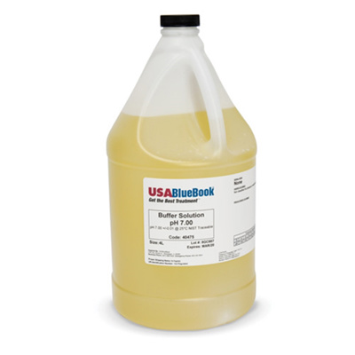 Hach pH Buffer 7.00, (Yellow) 4 L, 2283556 | USABlueBook.com