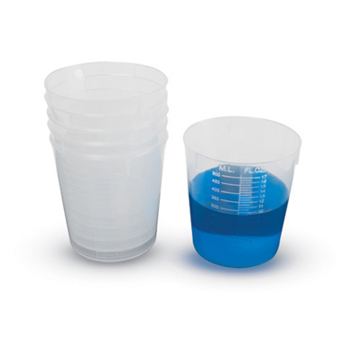 Beakers, Stackable, PP, 500mL, 25/PK, BST500 | USABlueBook.com