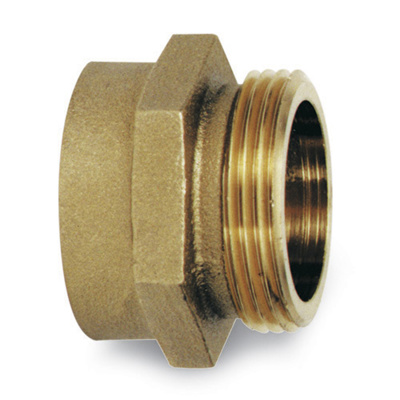 Fire Hose Fitting 2.5" NST(F) x1.5" NPT(M) Brass Hex Nipple ...