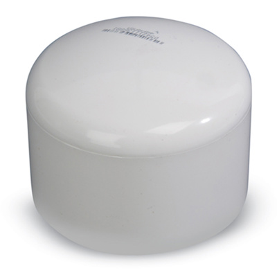 6" Sch 40 PVC Cap FPT, 448-060, Pk/6 | USABlueBook.com